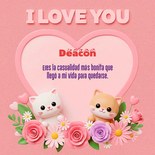 Gif de Feliz Dia Amor Deacon | Gifs animados